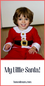My Little Santa! l Cute Baby Santa on Honest Mum