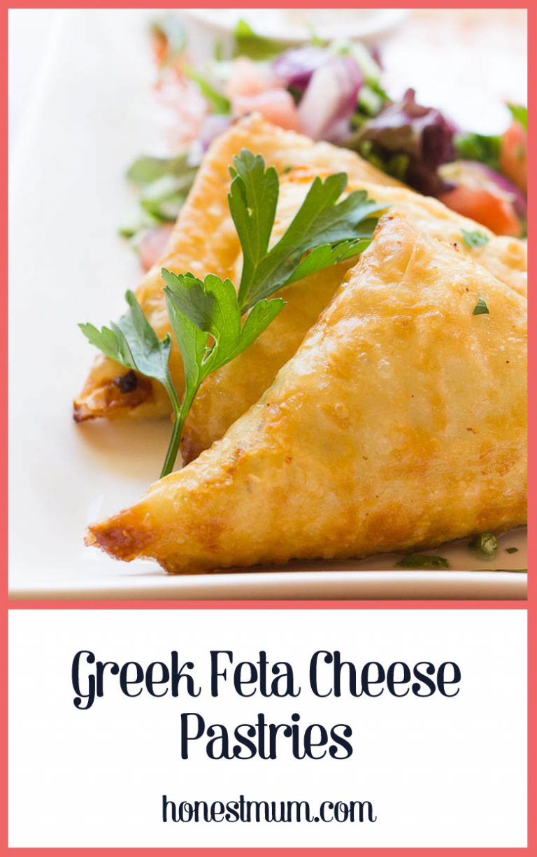 Greek Feta Cheese Pastries l Honest Mum food site