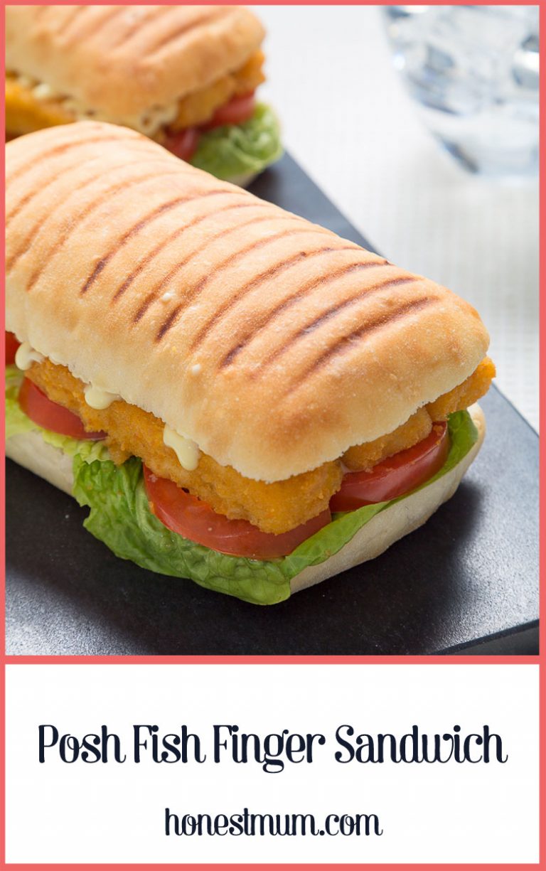 Posh Fish Finger Sandwich l Honest Mum food blogger