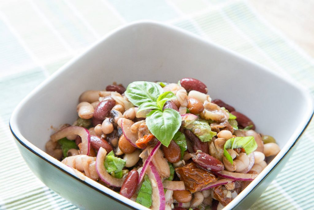 Mixed Bean Salad-Healthy Family Recipe l Honest Mum
