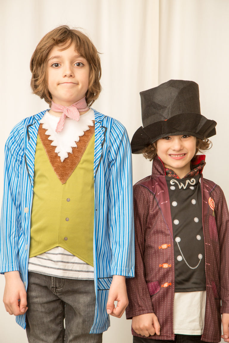 World Book Day Take 2 with Fantastic Mr Fox and Willy Wonka Costumes