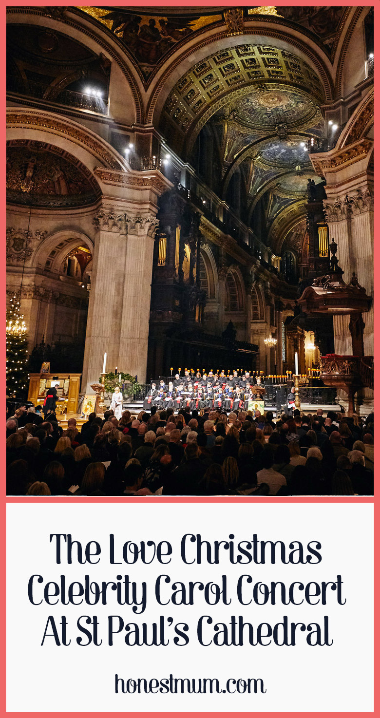 The Love Christmas Celebrity Carol Concert at St Paul's Cathedral