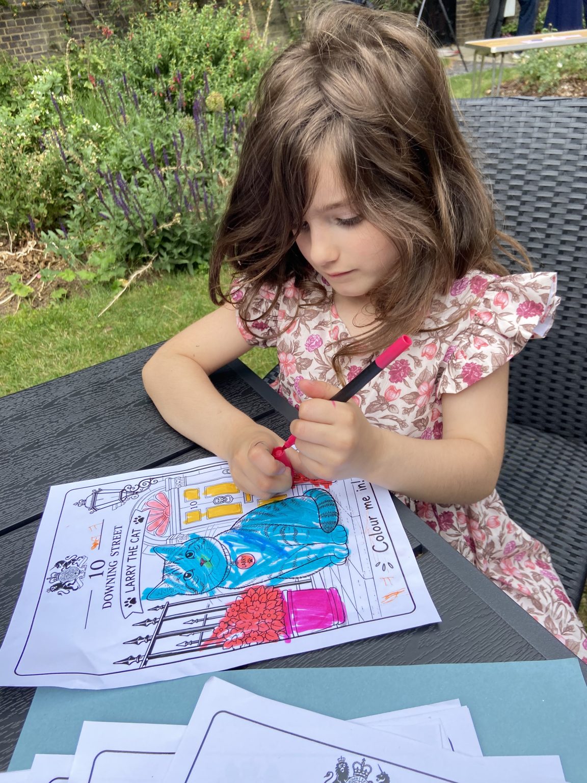 Attending A Garden Party Celebrating Families